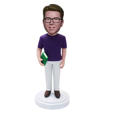 Enseignant Bobble Head Holding Book Fabricants de cadeaux de retraite ...